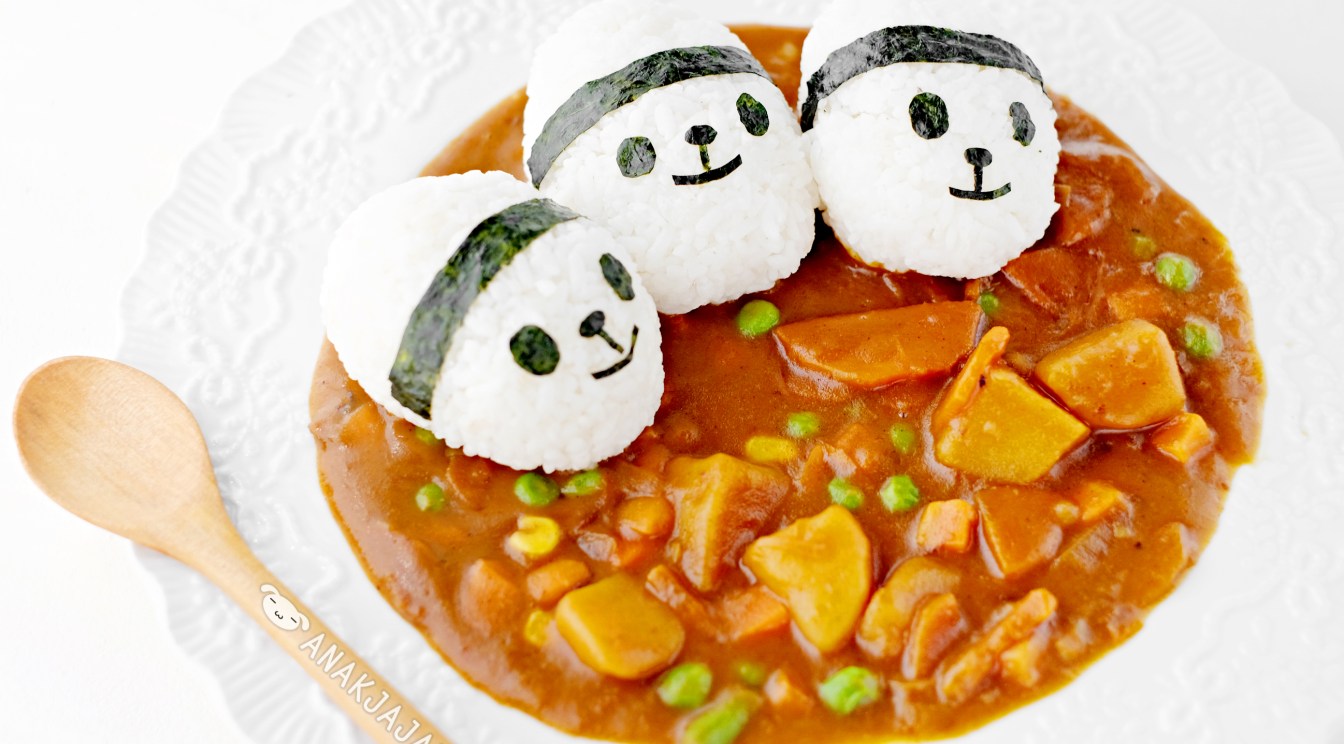 [RECIPE] Panda Japanese Curry Rice | ANAKJAJAN.COM