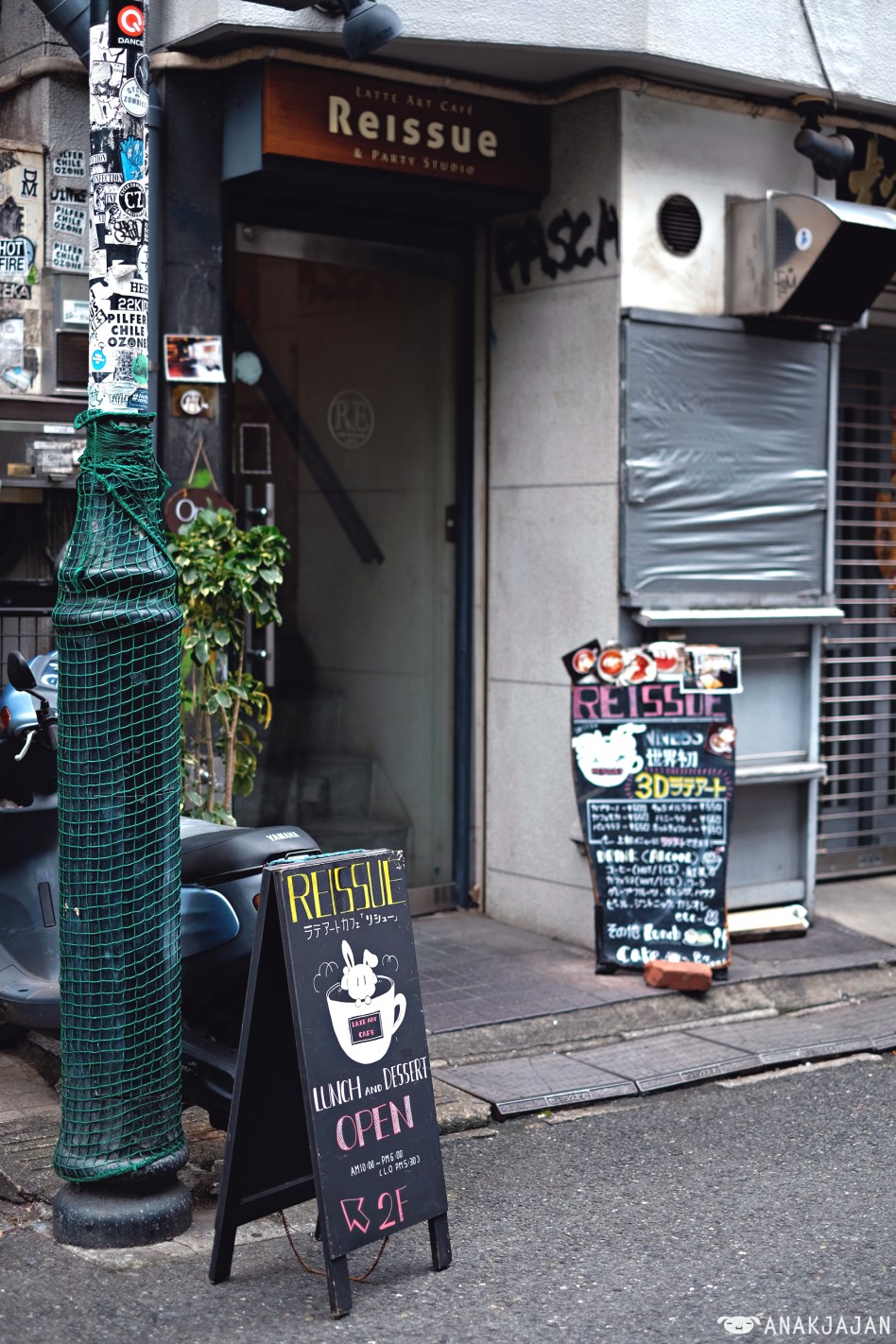 [JAPAN] REISSUE LATTE ART CAFE – Harajuku, Tokyo | ANAKJAJAN.COM