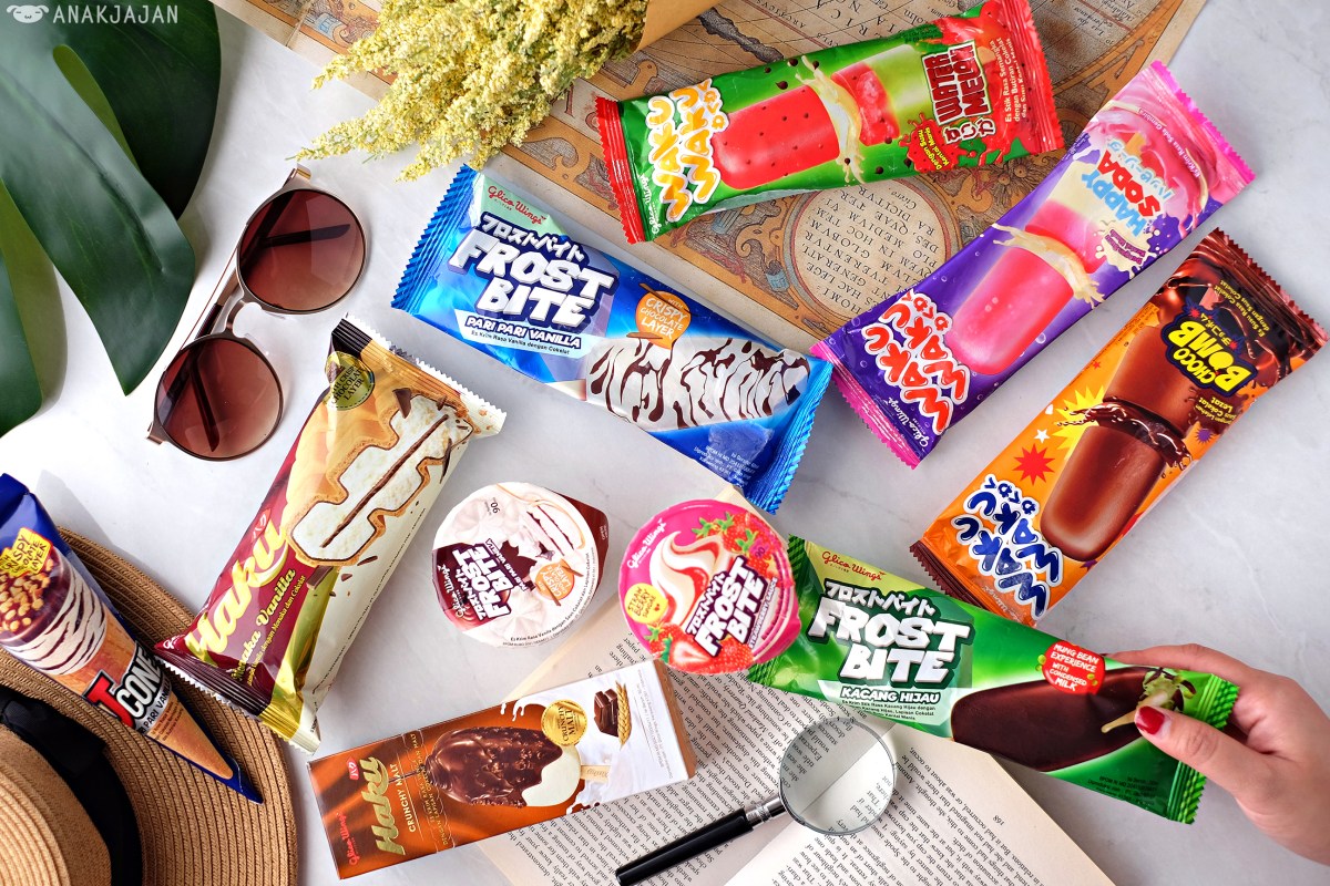 What’s Inside GLICO WINGS ICE CREAM Crunch & Sauce?? | ANAKJAJAN.COM