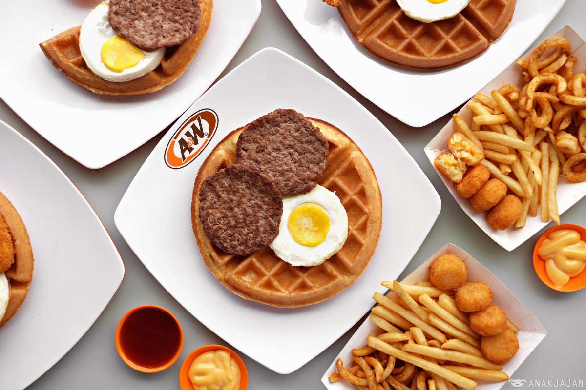 A&W INDONESIA – BREAKFAST WAFFLES & POTATO CHEESE BALLS [New ...