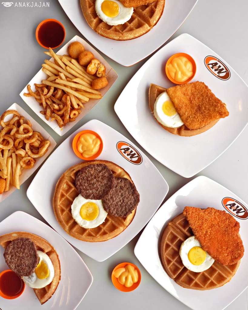 A&W INDONESIA – BREAKFAST WAFFLES & POTATO CHEESE BALLS [New ...