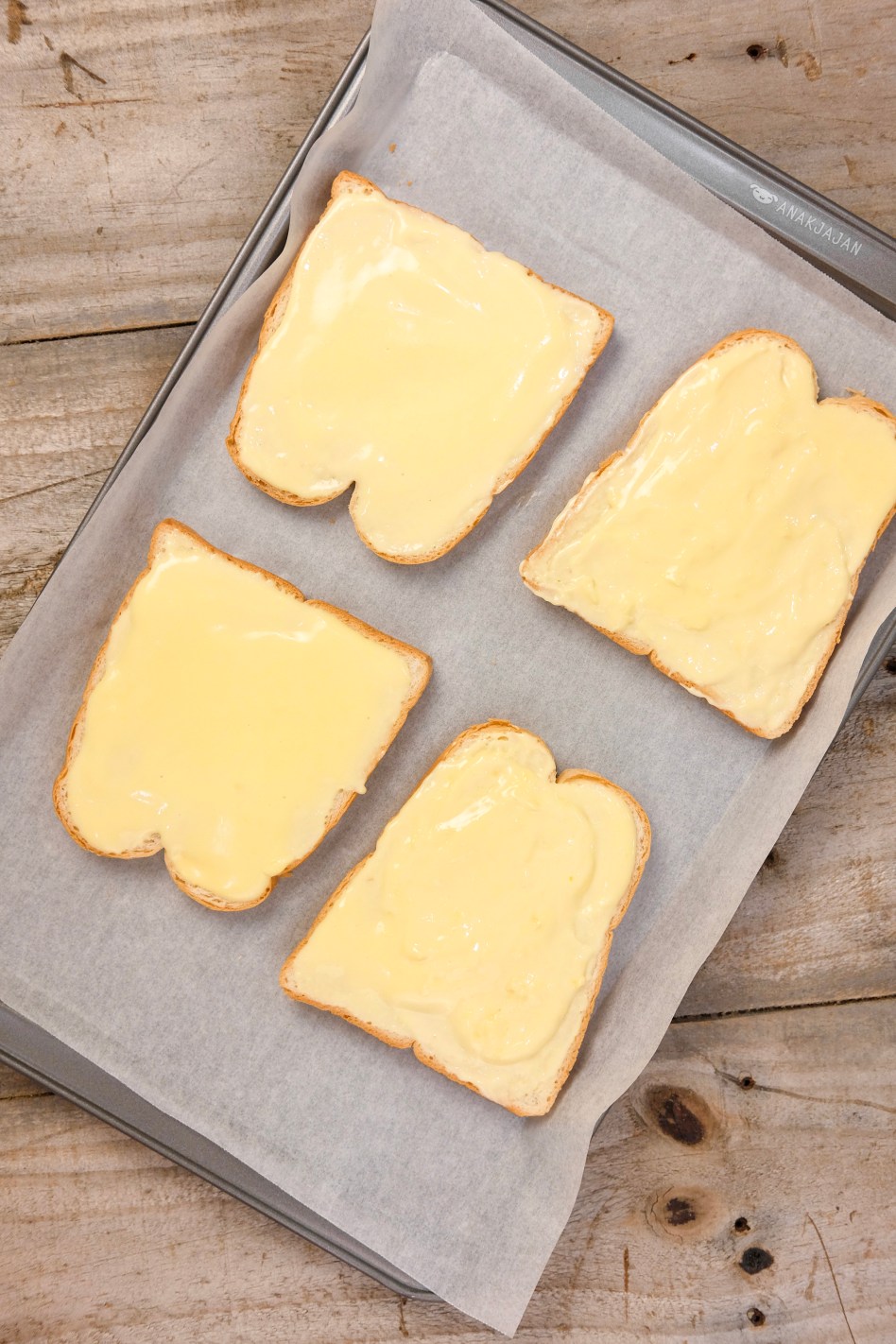 [RECIPE] CREAMY CHEESE TOAST with 5 Ingredients | ANAKJAJAN.COM