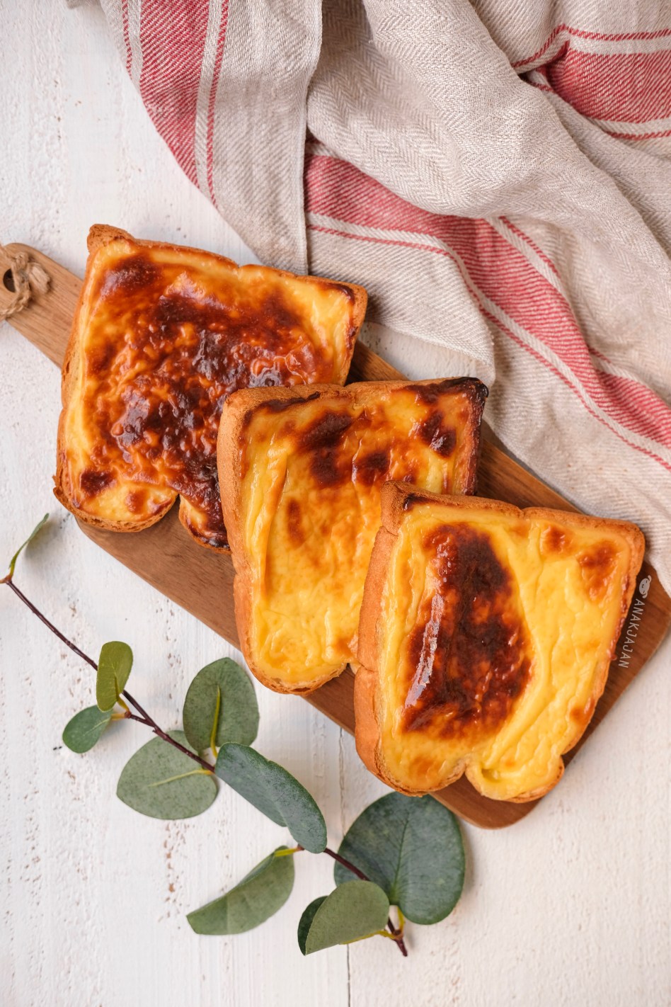 [RECIPE] CREAMY CHEESE TOAST with 5 Ingredients | ANAKJAJAN.COM