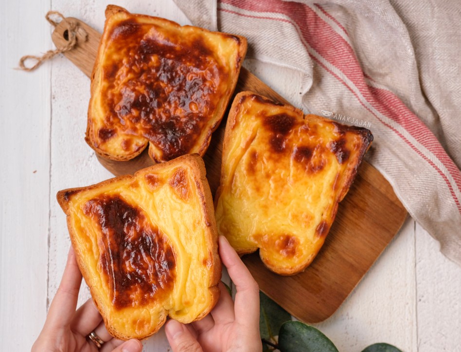 [RECIPE] CREAMY CHEESE TOAST with 5 Ingredients | ANAKJAJAN.COM